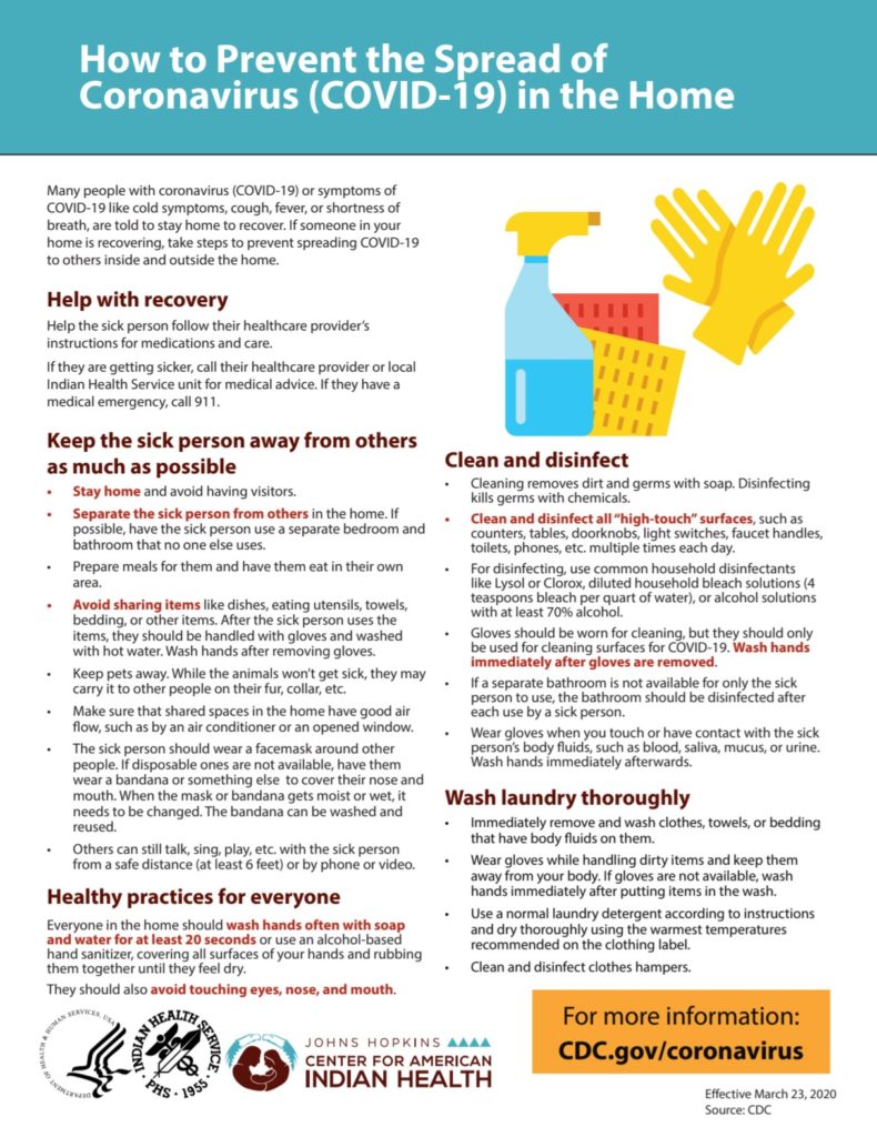 General Information for COVID-19 - The Chehalis Tribe