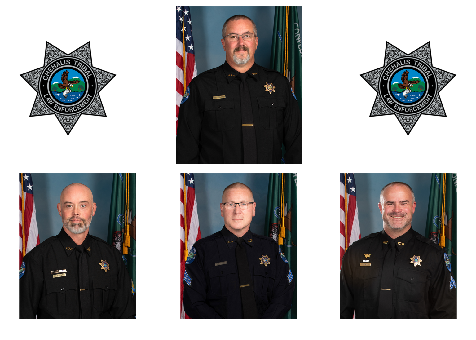Chehalis Tribal Law Enforcement’s Command Team - The Chehalis Tribe