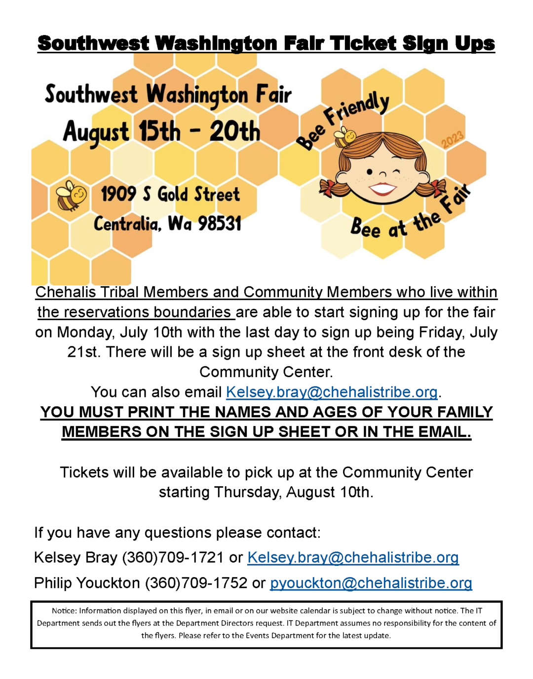 Events Archive - The Chehalis Tribe