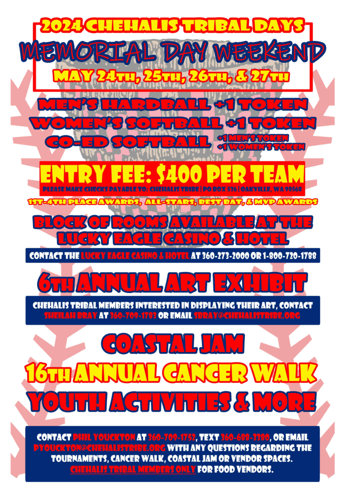 Announcements - The Chehalis Tribe