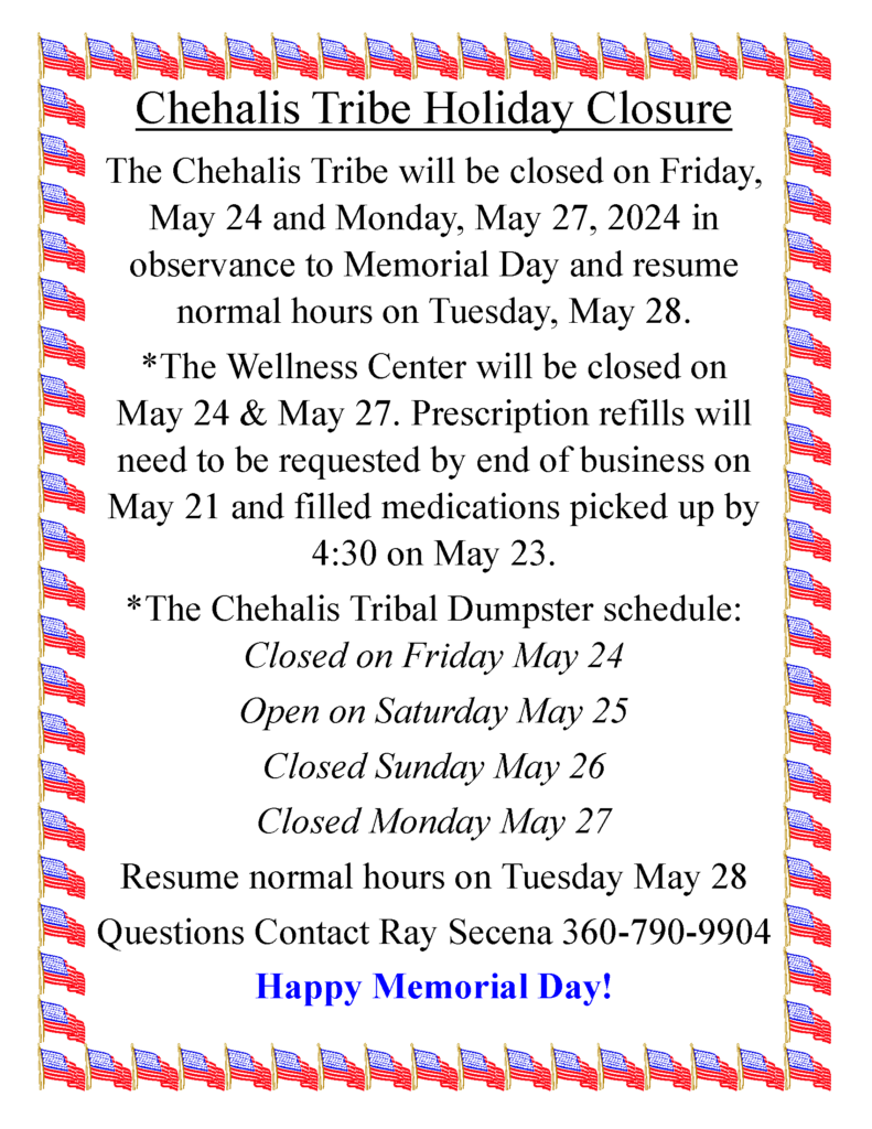 Events Archive - The Chehalis Tribe