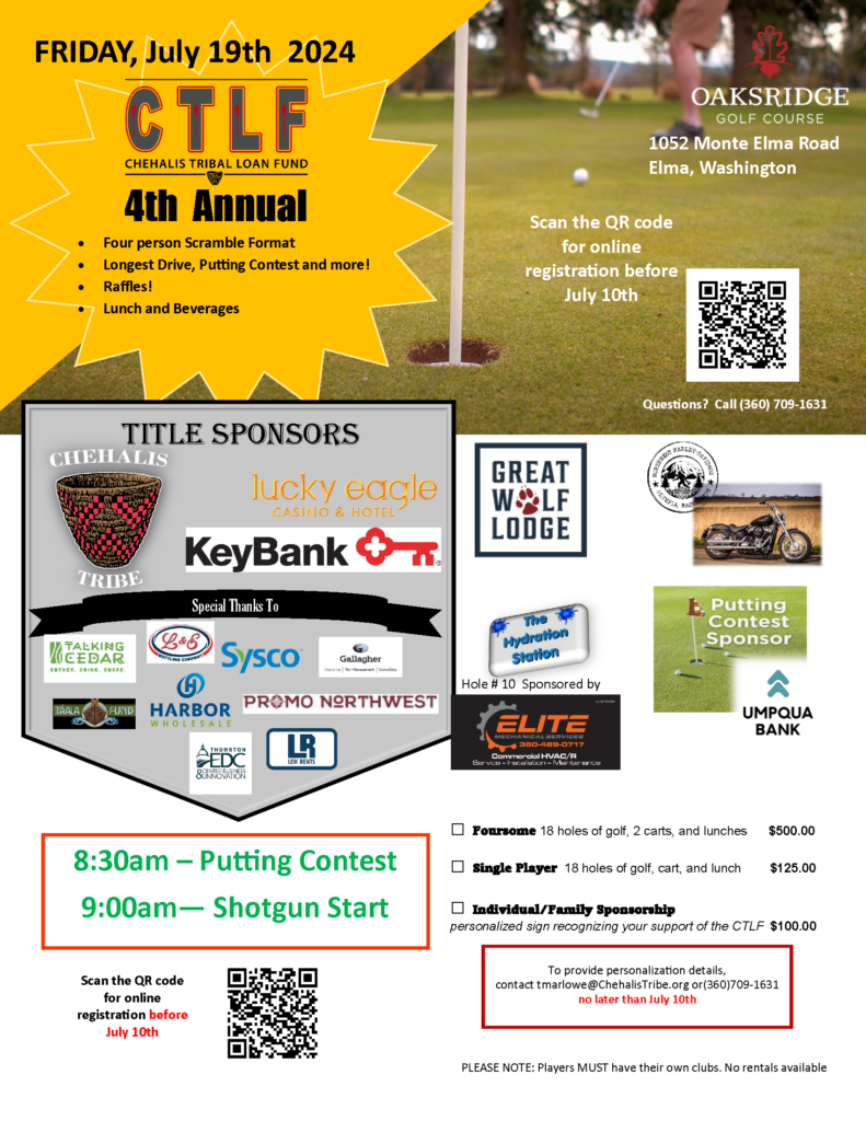 Announcements - The Chehalis Tribe