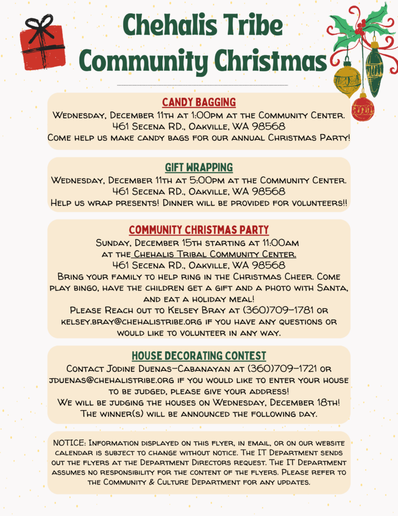 Events Archive - The Chehalis Tribe