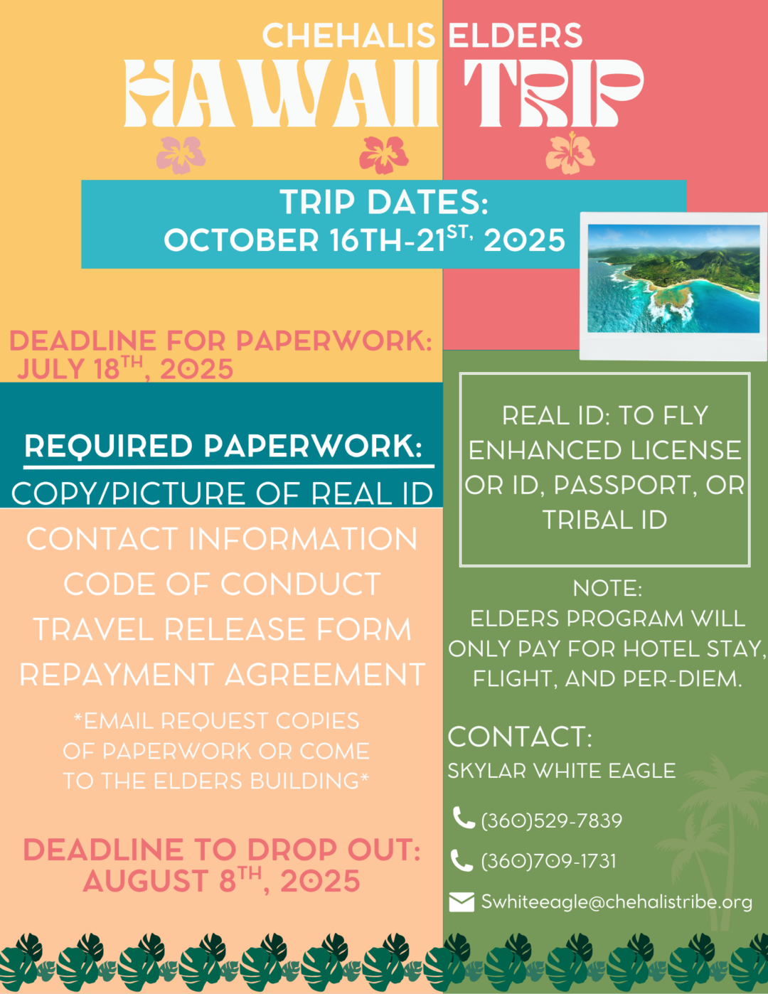 Hawaii Trip! - The Chehalis Tribe