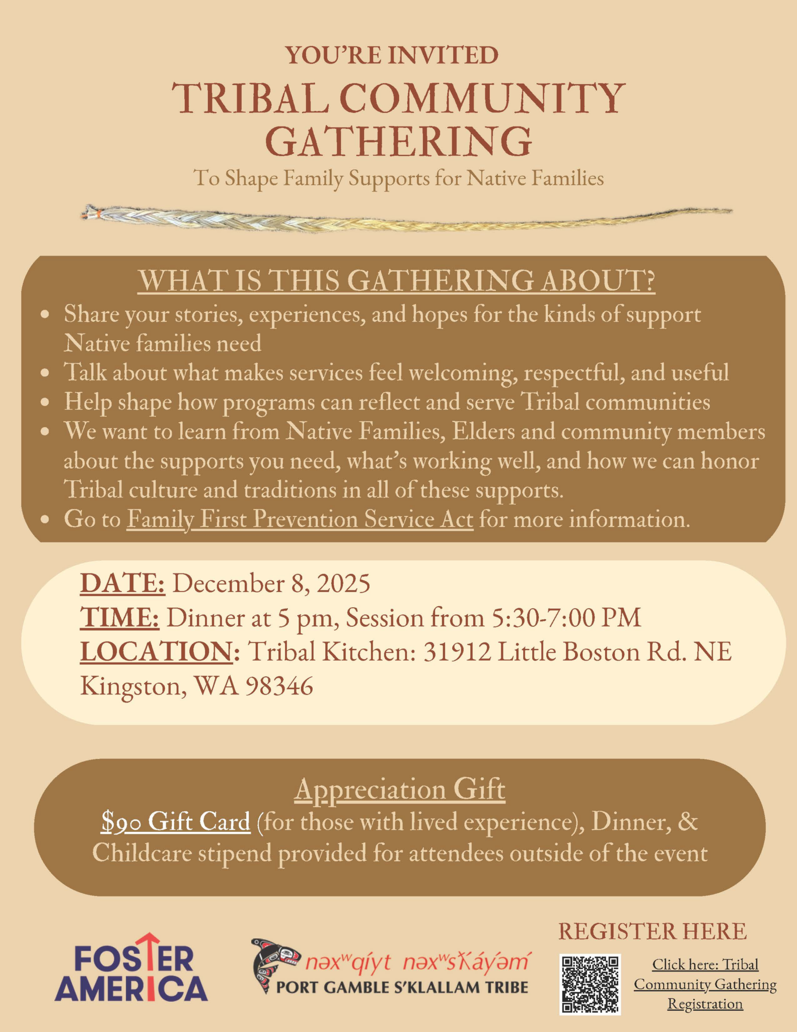 Tribal Community Gathering! - The Chehalis Tribe