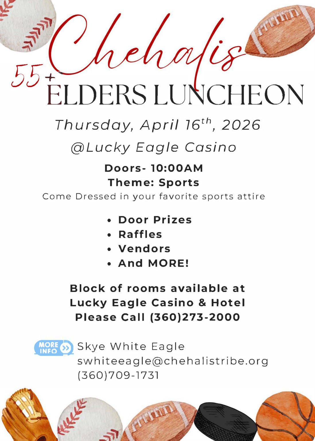 Elders Luncheon! - The Chehalis Tribe